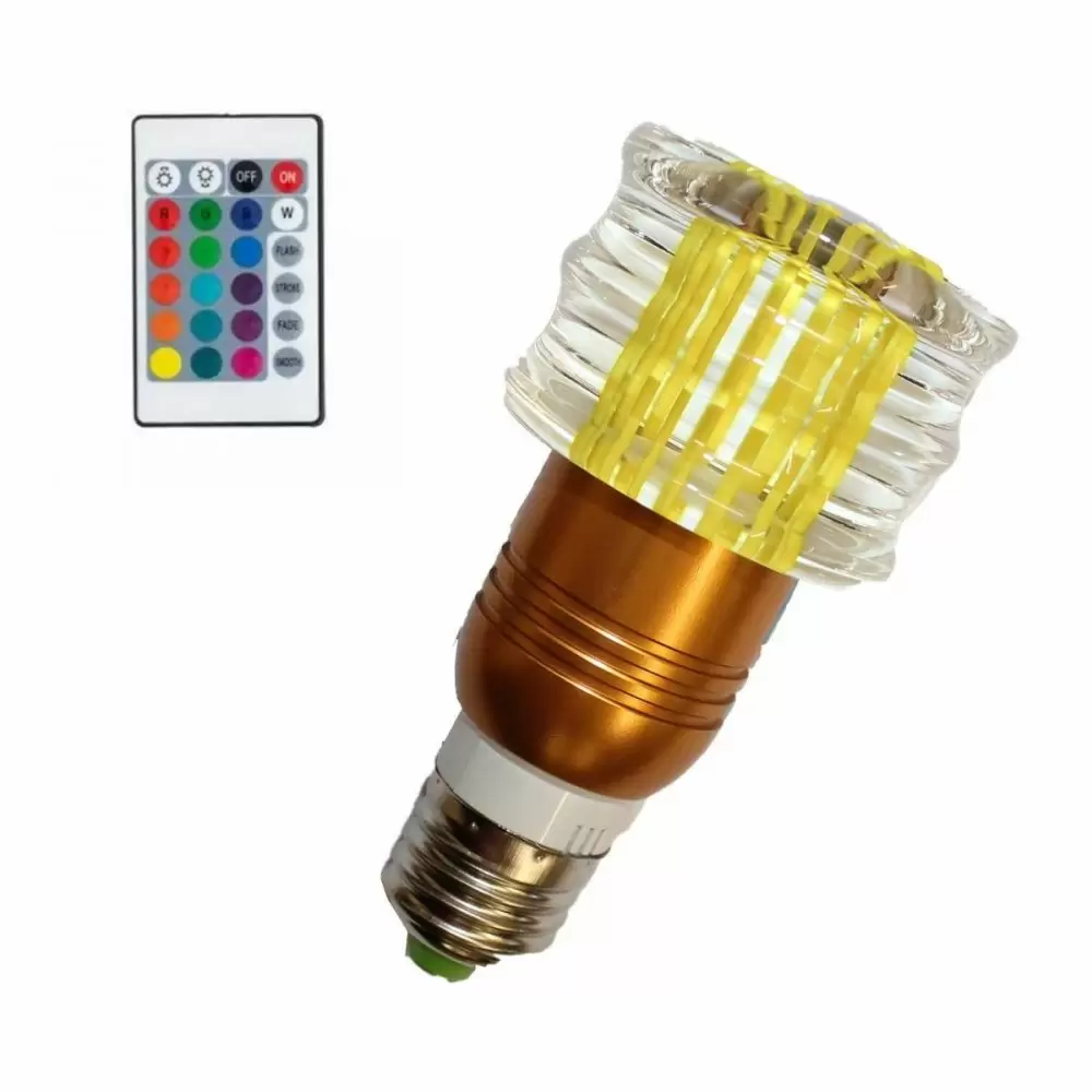 SMART ΛΑΜΠΑ LED ΓΙΑ ΝΤΟΥΙ Ε14 RGB 300-1200lm Η DESIGN ΜΕ ΤΗΛΕΧΕΙΡΙΣΜΟ