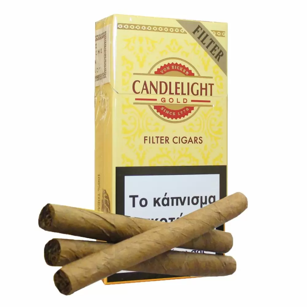 ΠΟΥΡΑ CANDLELIGHT FILTER GOLD mini