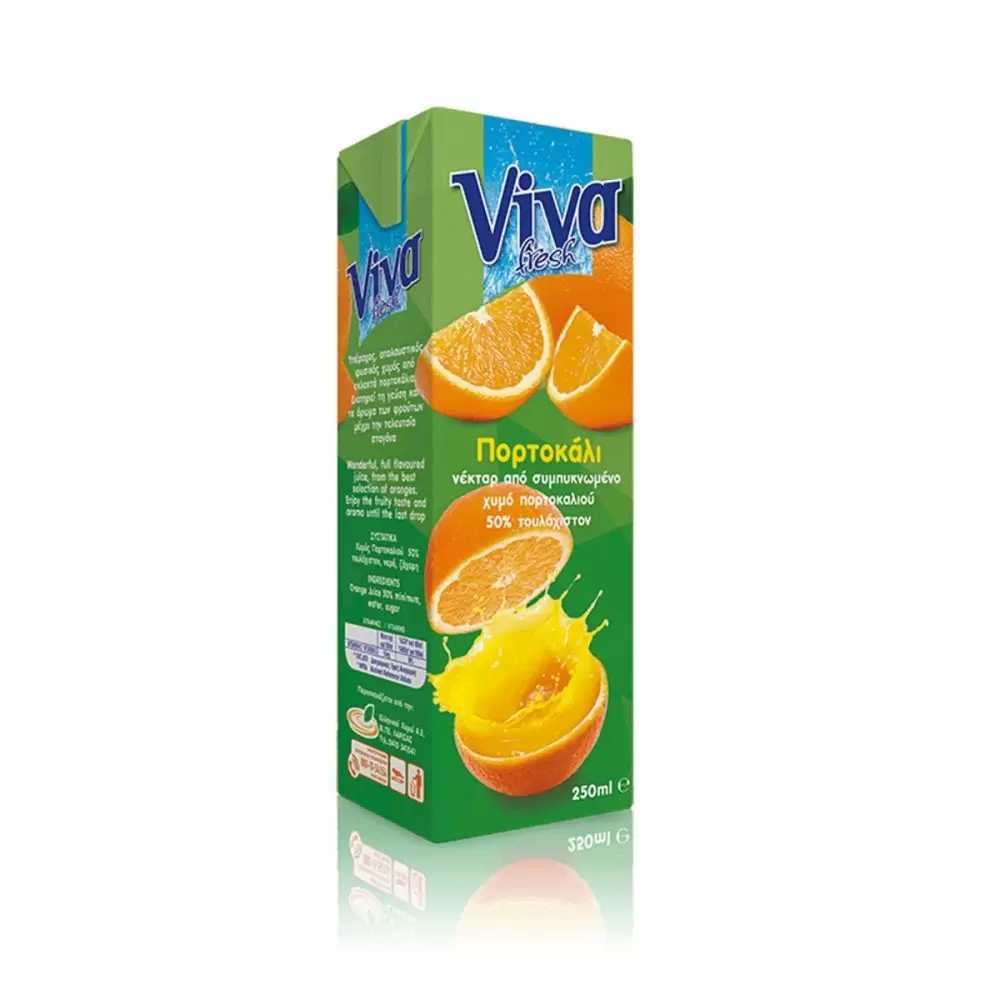 ΧΥΜΟΣ VIVA ΠΟΡΤΟΚΑΛΙ ΦΡΟΥΤΟΠΟΤΟ 250ml