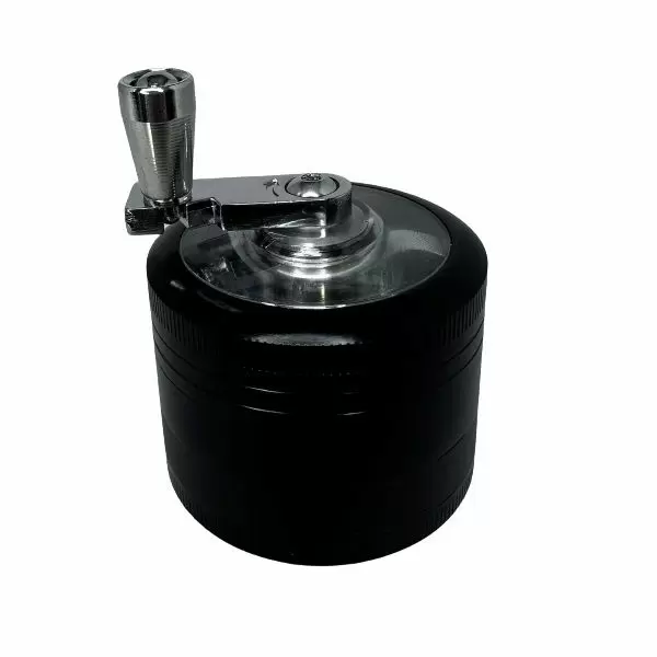 ΤΡΙΦΤΗΣ-GRINDER ΜΕΤΑΛΛΙΚΟΣ ΜΕ ΜΥΛΟ 40Χ 50mm 3 ΘΕΣΕΩΝ ΜΑΥΡΟΣ