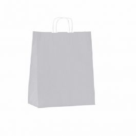 ΧΑΡΤΙΝΗ ΤΣΑΝΤΑ/ΣΑΚΟΥΛΑ ΓΚΡΙ 27x22x11cm