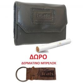 ΧΕΙΡΟΠΟΙΗΤΗ ΔΕΡΜΑΤΙΝΗ ΘΗΚΗ HEETS ΜΑΥΡΗ