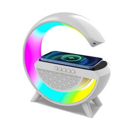 ΑΣΥΜΑΡΤΗ ΒΑΣΗ ΦΟΡΤΙΣΤΗΣ ΜΕ ΦΩΤΙΣΤΙΚΟ LED KAI HXEIO BLUETOOTH
