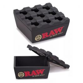 RAW ΜΕΤΑΛΛΙΚΟ ΑΝΤΙΑΝΕΜΙΚΟ ΣΤΑΧΤΟΔΟΧΕΙΟ ΜΕΥΡΟ 8cm