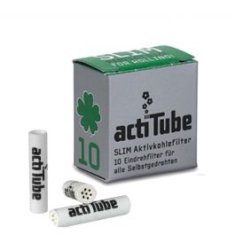 ΦΙΛΤΡΑ ΑΝΘΡΑΚΑ ACTITUBE ΓΙΑ ΠΙΠΑ ΚΑΠΝΟΥ 10 ΤΕΜ 7mm