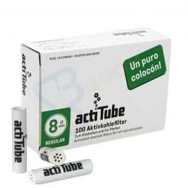 ΦΙΛΤΡΑ ΑΝΘΡΑΚΑ ACTITUBE ΓΙΑ ΠΙΠΑ ΚΑΠΝΟΥ 40 ΤΕΜ 8mm
