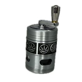 ΤΡΙΦΤΗΣ-GRINDER ΜΥΛΟΣ ΜΕΤΑΛΛ.60Χ40mm 3 ΘΕΣΕΩΝ+ΦΤΥΑΡΑΚΙ